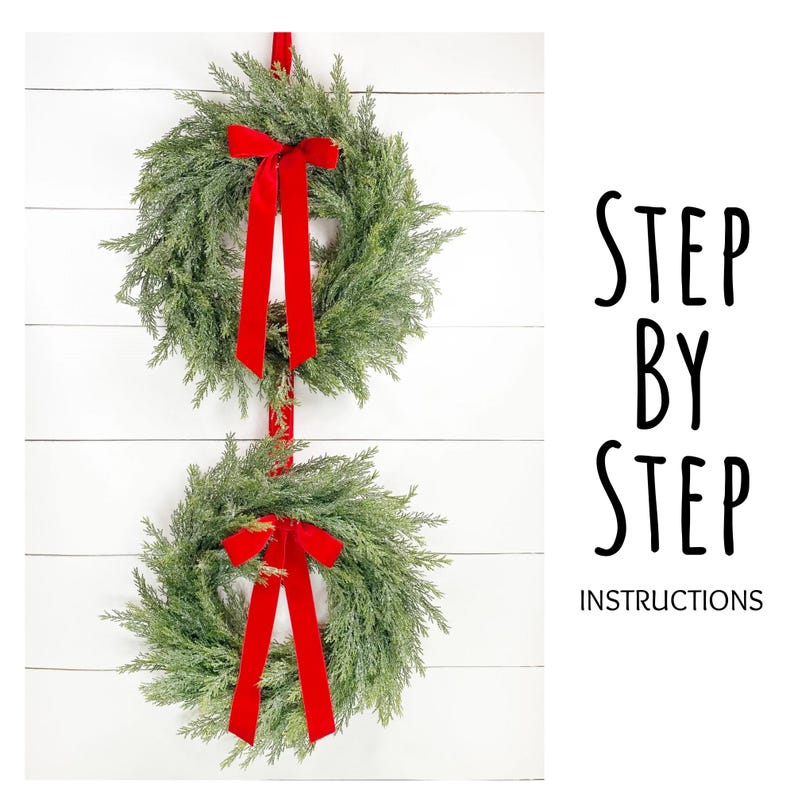 DIY Cedar Wreath, Learn to Make A Wreath, Step by Step Video Wreath ...