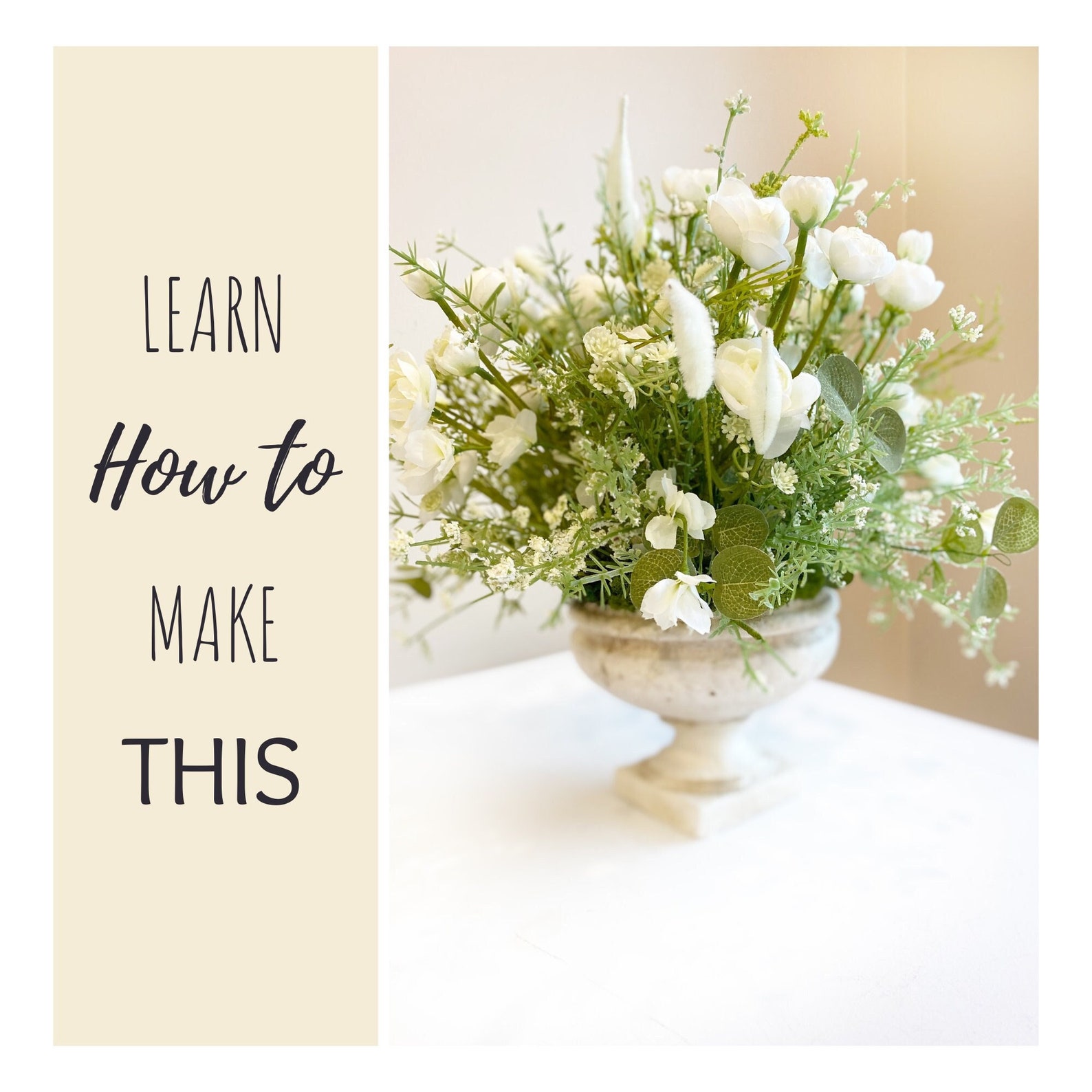 How to Make A Centerpiece, DIY Floral Centerpiece, Step by Step ...