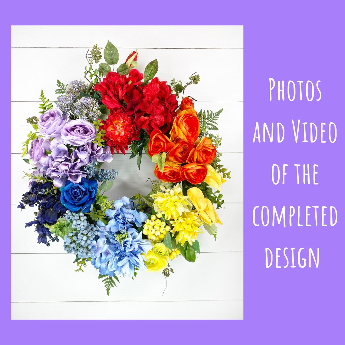 DIY Floral Wreath, Do It Yourself Wreath, Wreath Instructions, Wreath ...