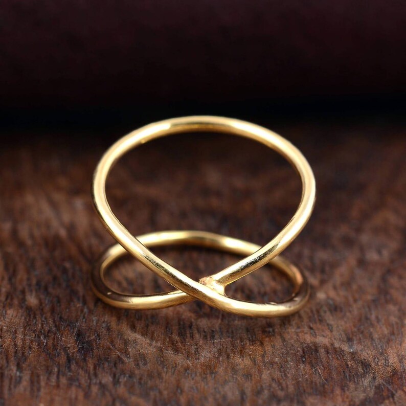 Unique Splint Ring, Bohemian for Cross Ring, Swan Neck Splint ...