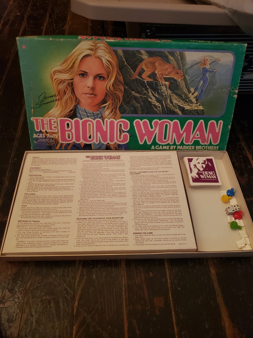 1976 Bionic Women Board Game - Etsy