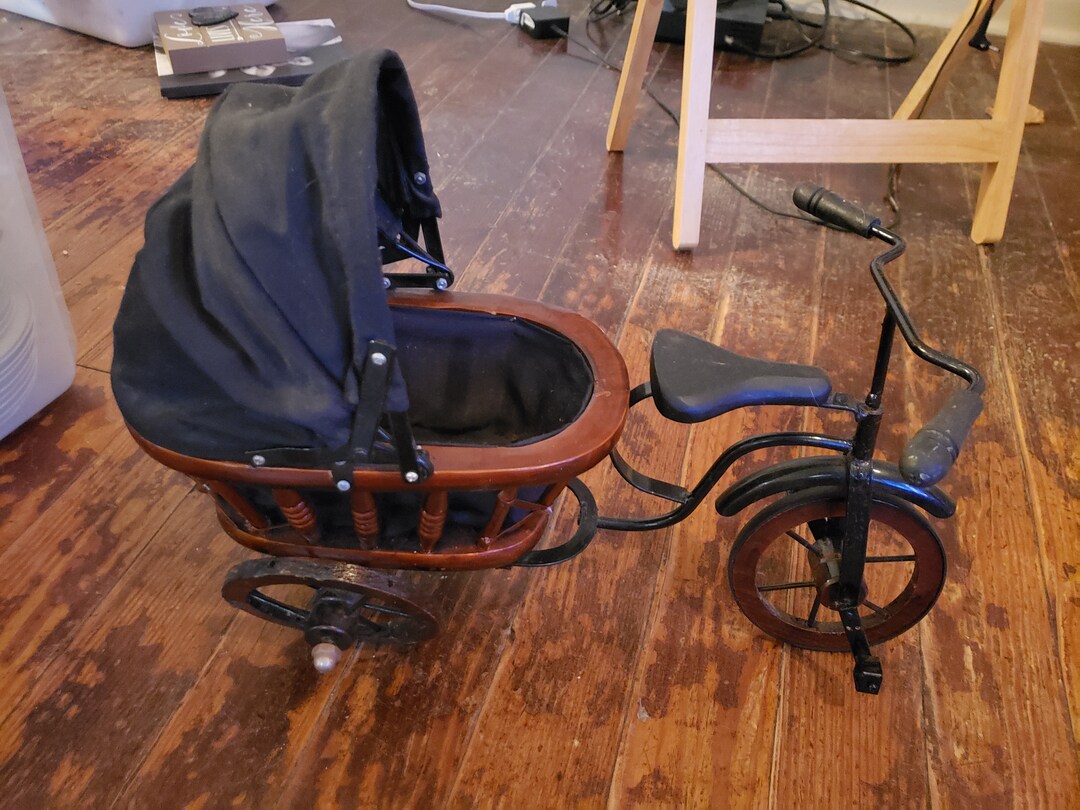 Vintage Effanbee Lil Judy & Bicycle Carriage - Etsy