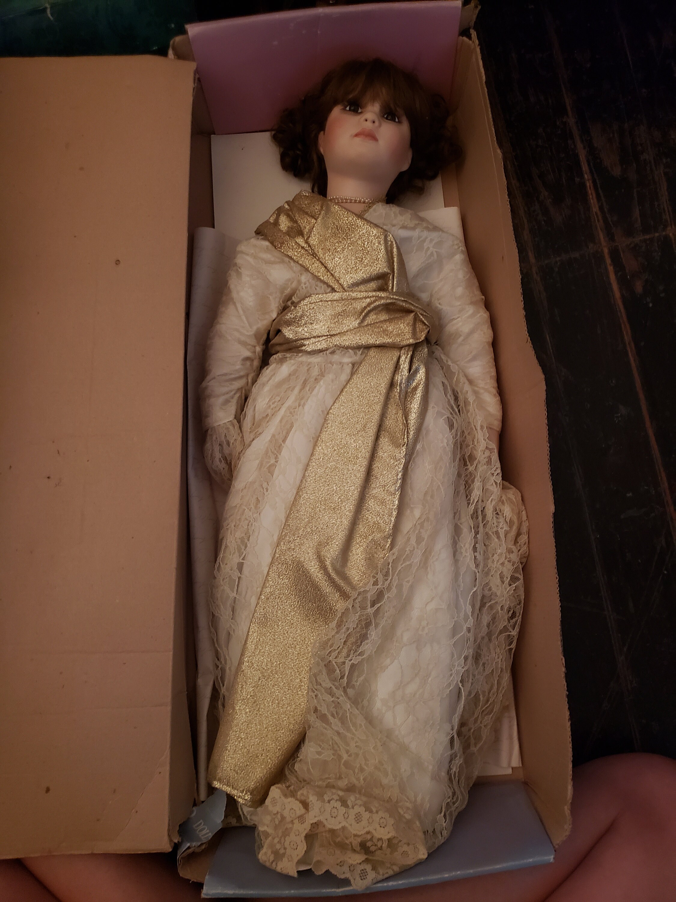Vintage Porcelain Doll - Etsy