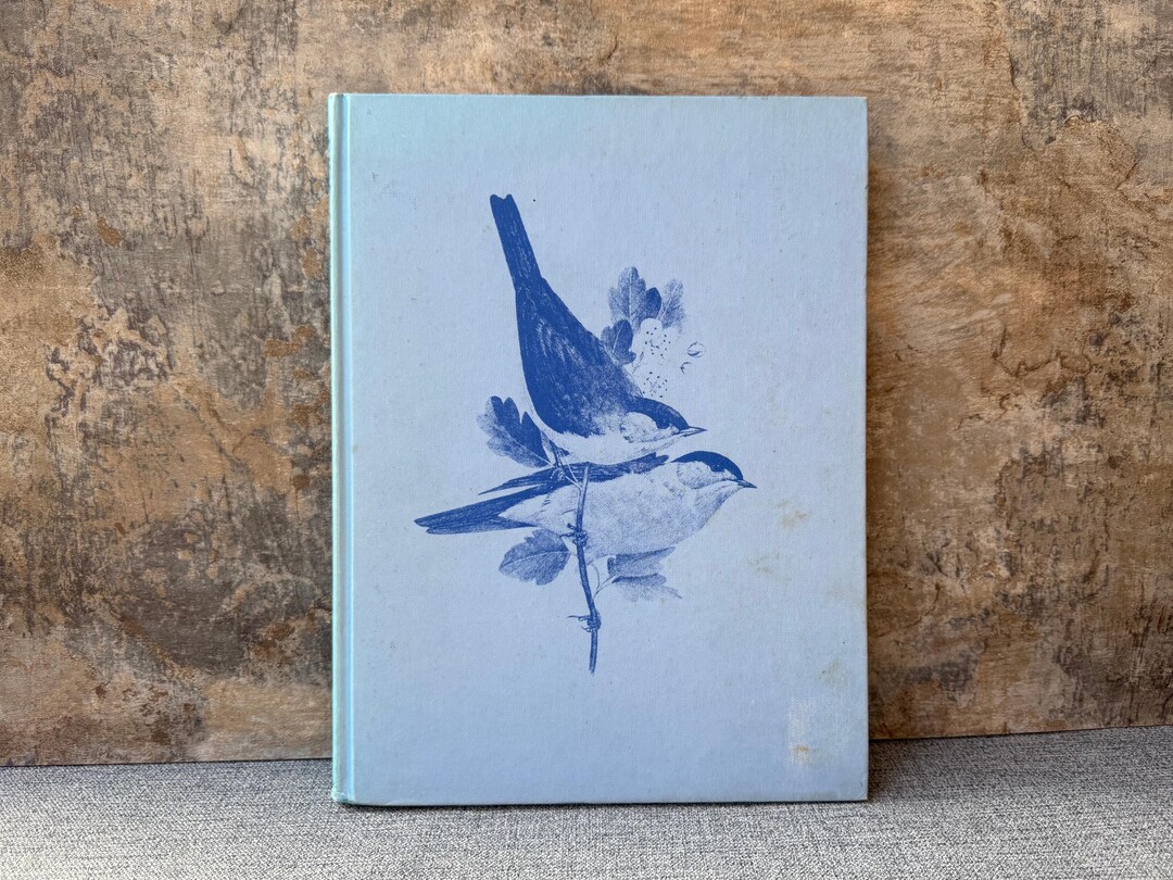Vintage 1984 Bird Life Book | World of Birds | Illustrated Nature Book ...