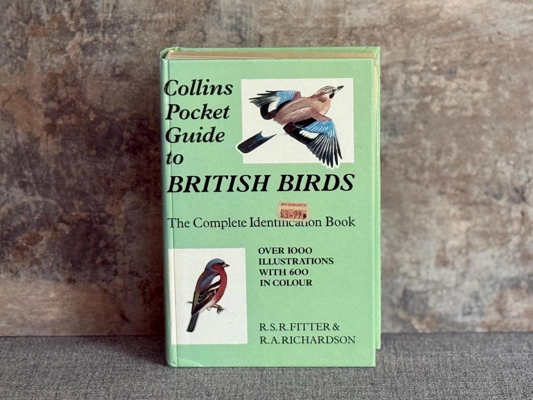 Vintage Collins British Birds Guide: 1986 Birdwatching Field Book - Etsy UK