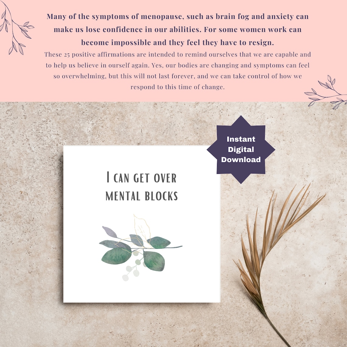 25 Printable Menopause Affirmation Cards for Self-confidence - Etsy