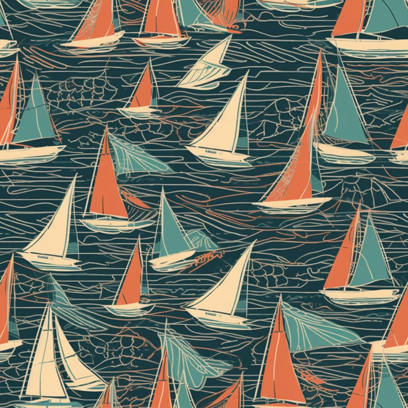 Sailing Pattern - Etsy