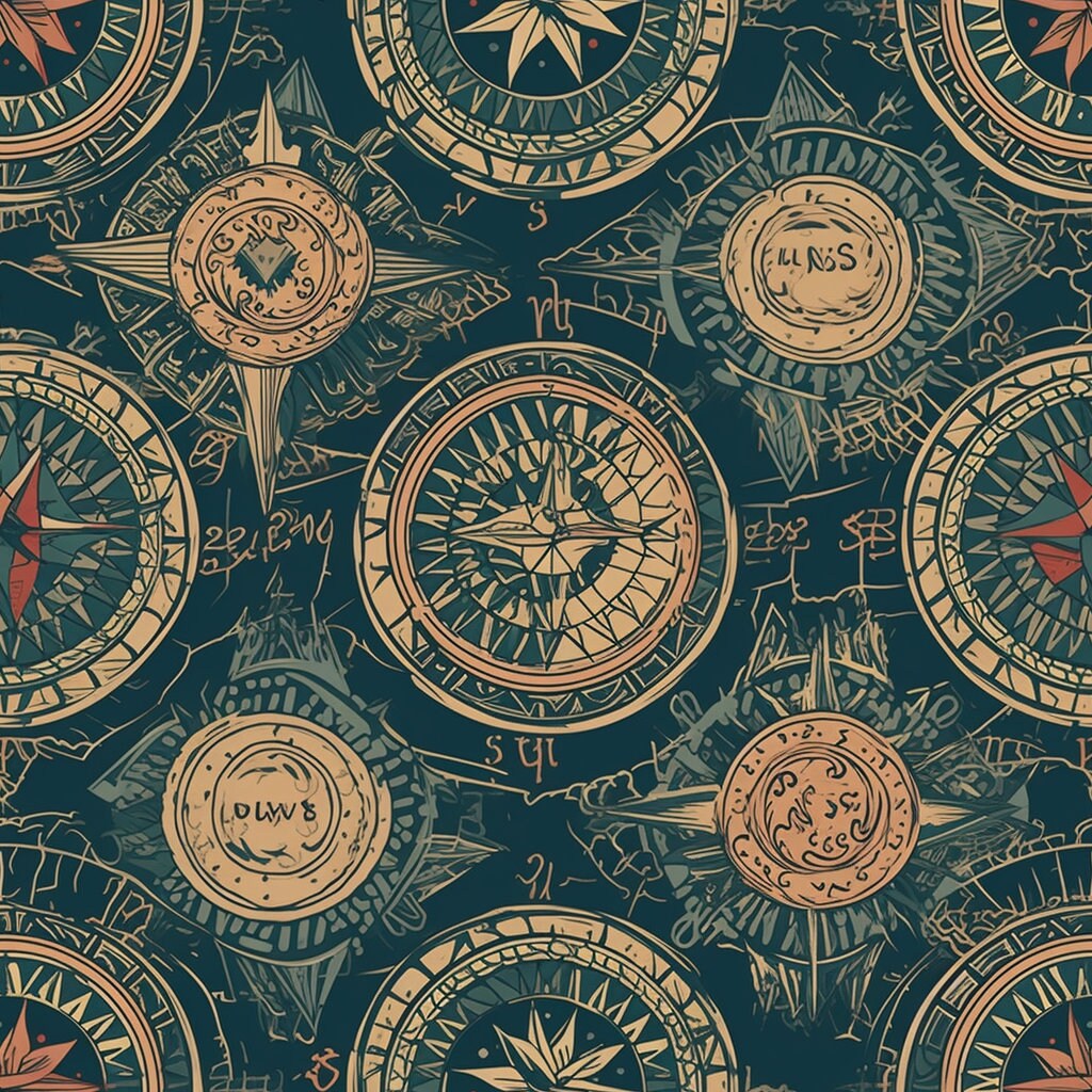 Compass Pattern - Etsy