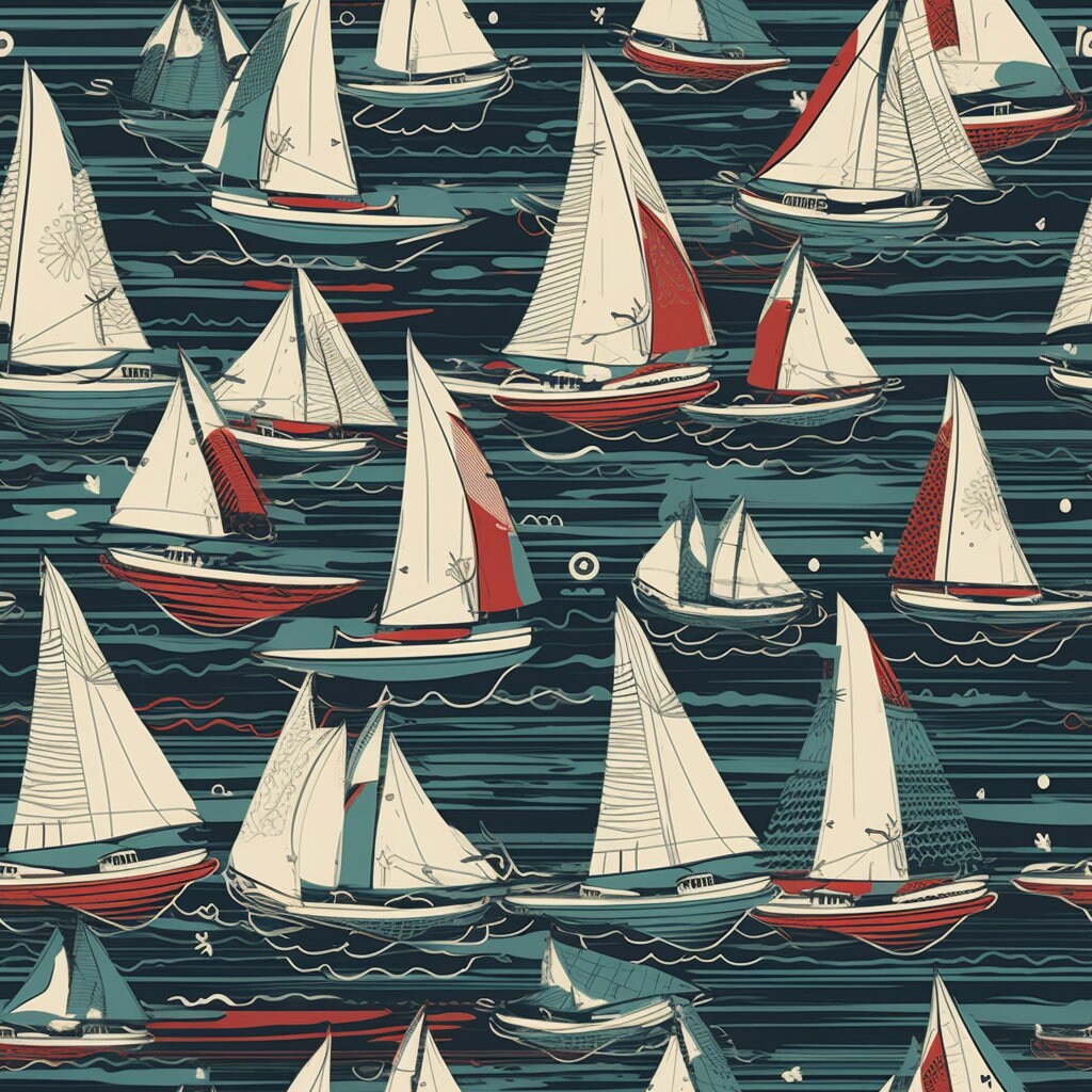 Sail Boat Pattern - Etsy
