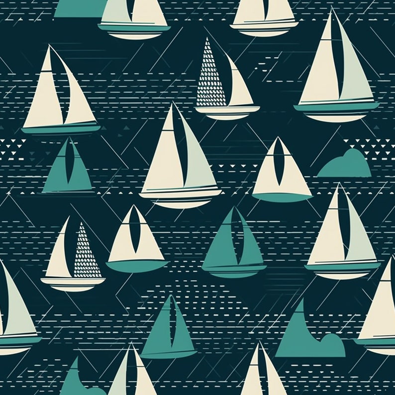 Sail Boat Pattern - Etsy