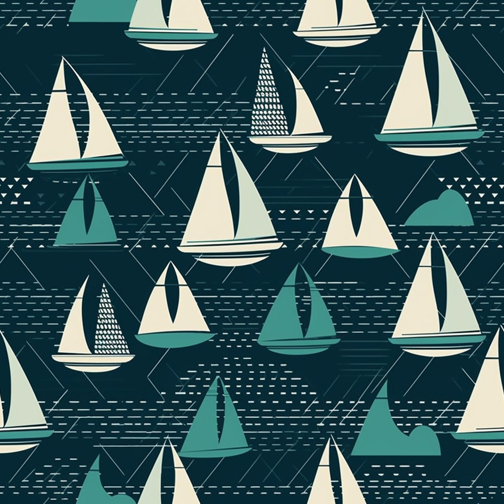 Sail Boat Pattern - Etsy