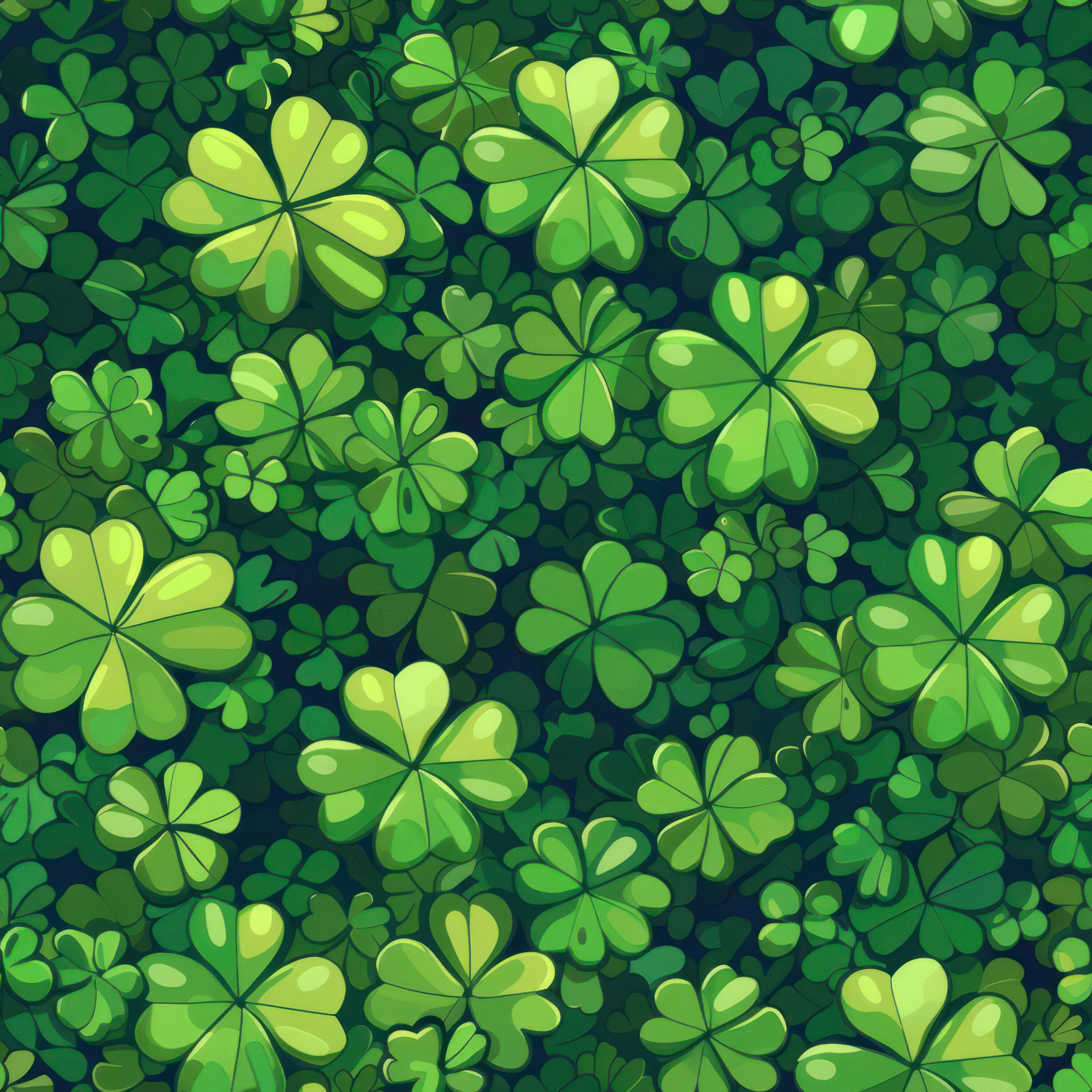 Four Leaf Clover Pattern - Etsy