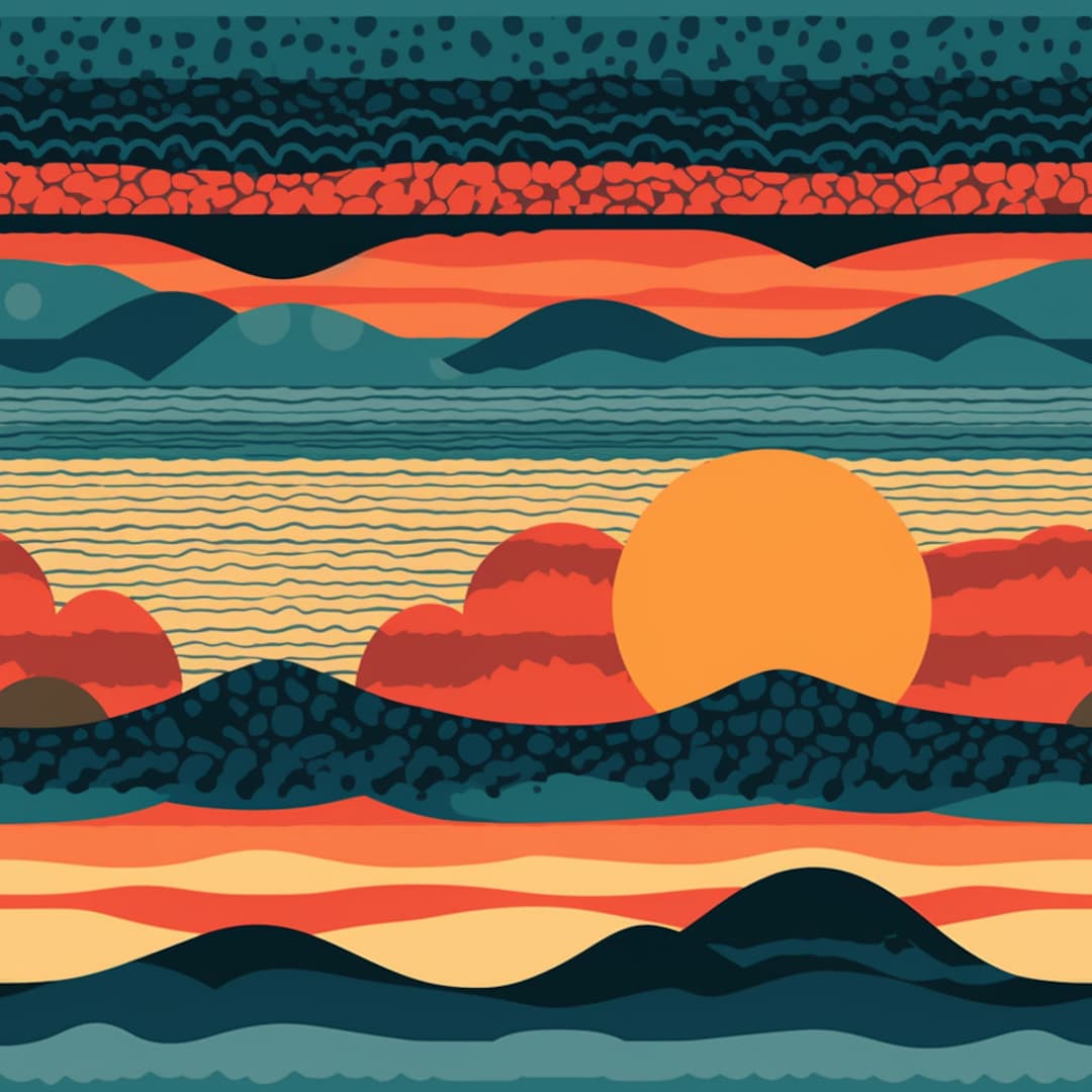 Sunset/sunrise Pattern - Etsy