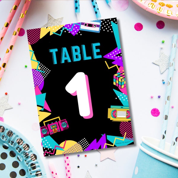 Table Numbers - Etsy