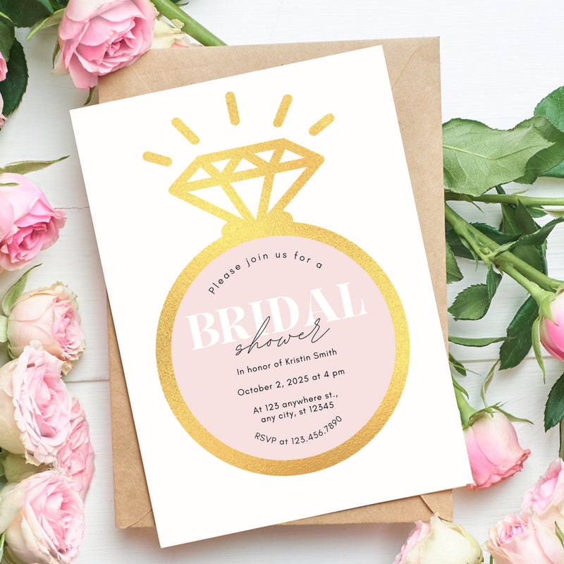 Bling Invitation - Etsy