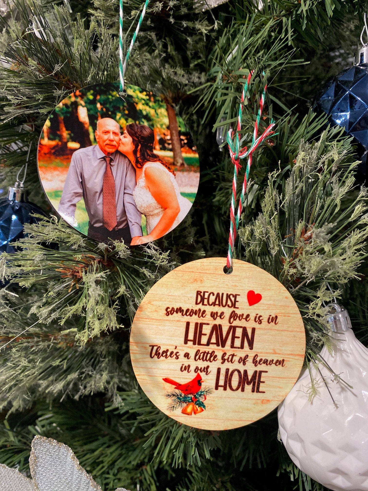 Custom Memorial Ornament Personalized Christmas Ornament - Etsy