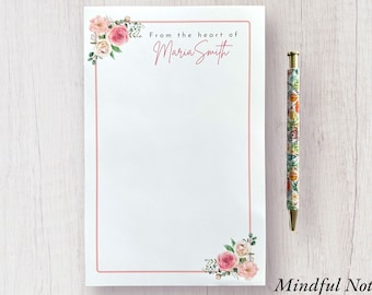 Personalized Faith Notepad, Bible Verse Gift, Mothers Day Notepad ...