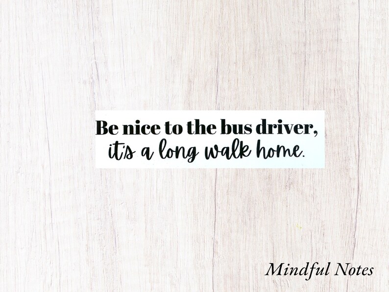 Bus Driver Appreciation Notepad, Bus Driver Gift, Bus Driver Quote - Etsy