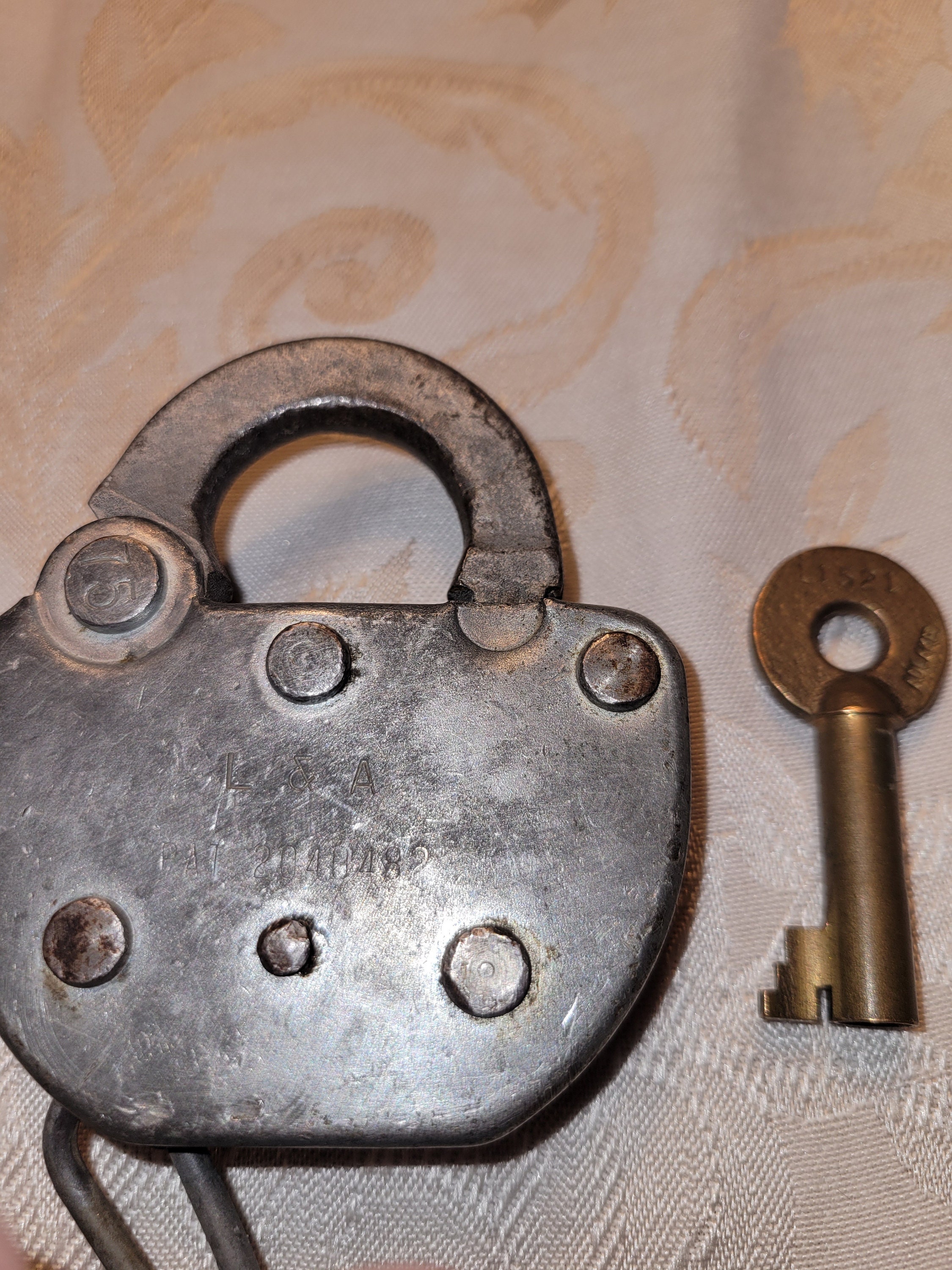 Louisiana and Arkansas Railroad Switch Lock and Key Set / L&A - Etsy