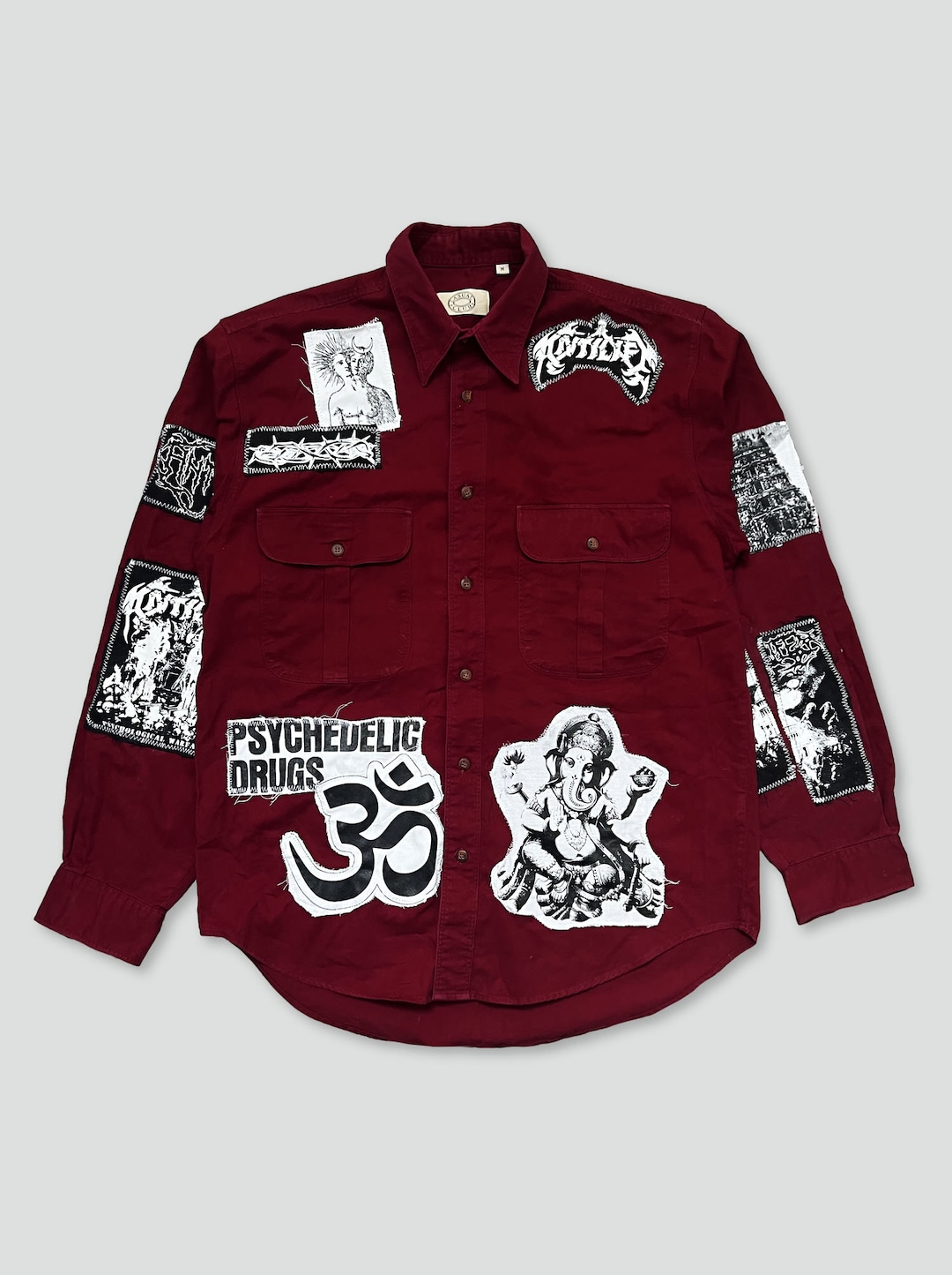 Bloodlust L 1 of 1 Custom Handmade Patchwork Reworked Vintage Crust ...