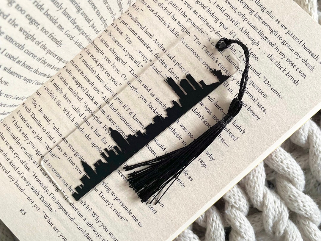 New York Personalised Acrylic Bookmark, New York Travel Gift, Book ...