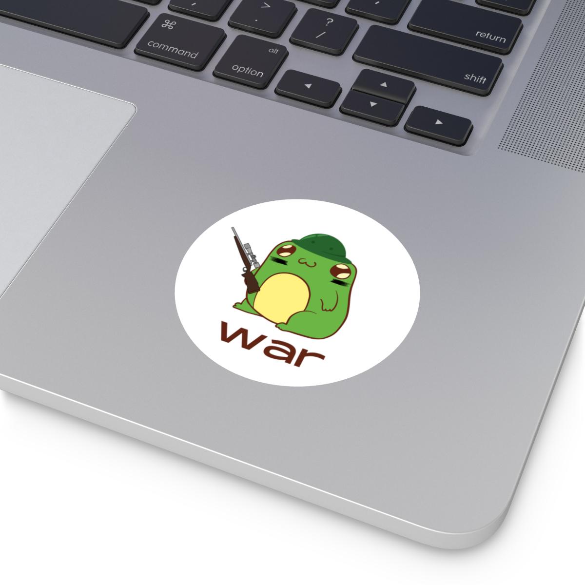 Four Frogs of the Apocalypse Cute Frog Toad Sticker Pack Death, Plague ...