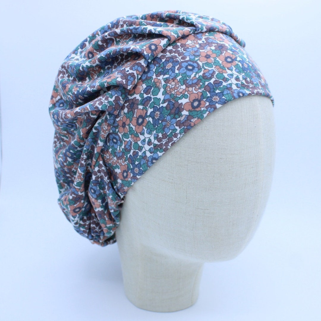 Dainty Flowers on Light Background on Soft Brushed Jersey in a Bouffant ...