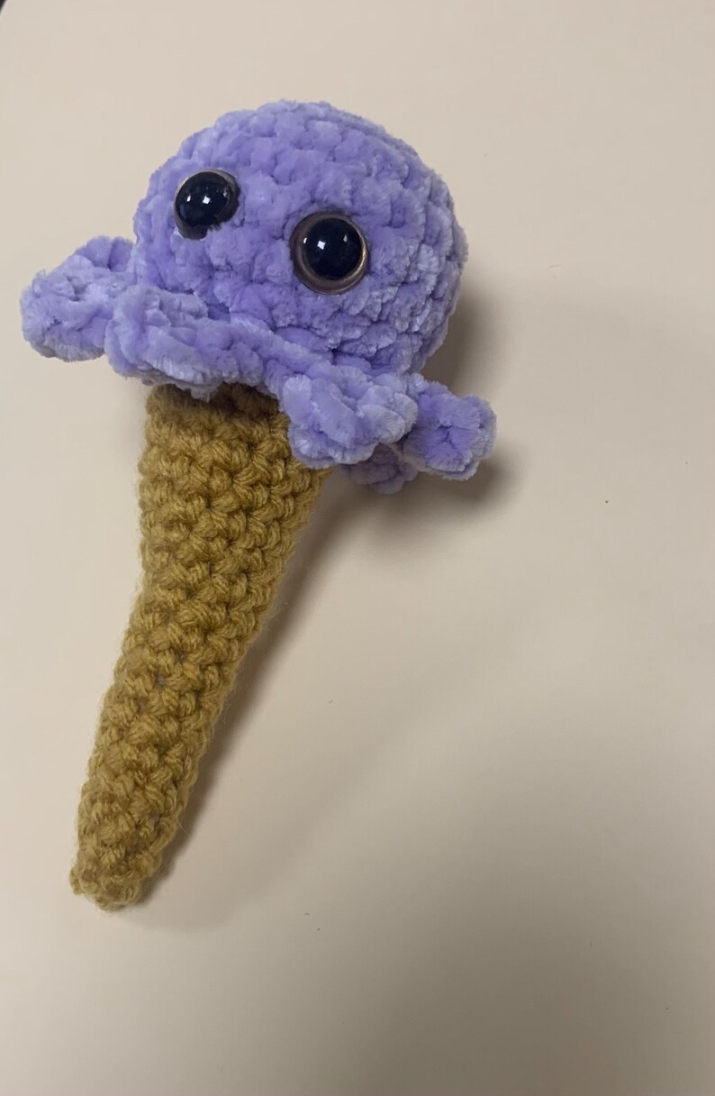Purple Ice Cream Cone Stuffie by Theworldfamousg - Etsy
