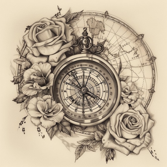 Nautical Compass Art