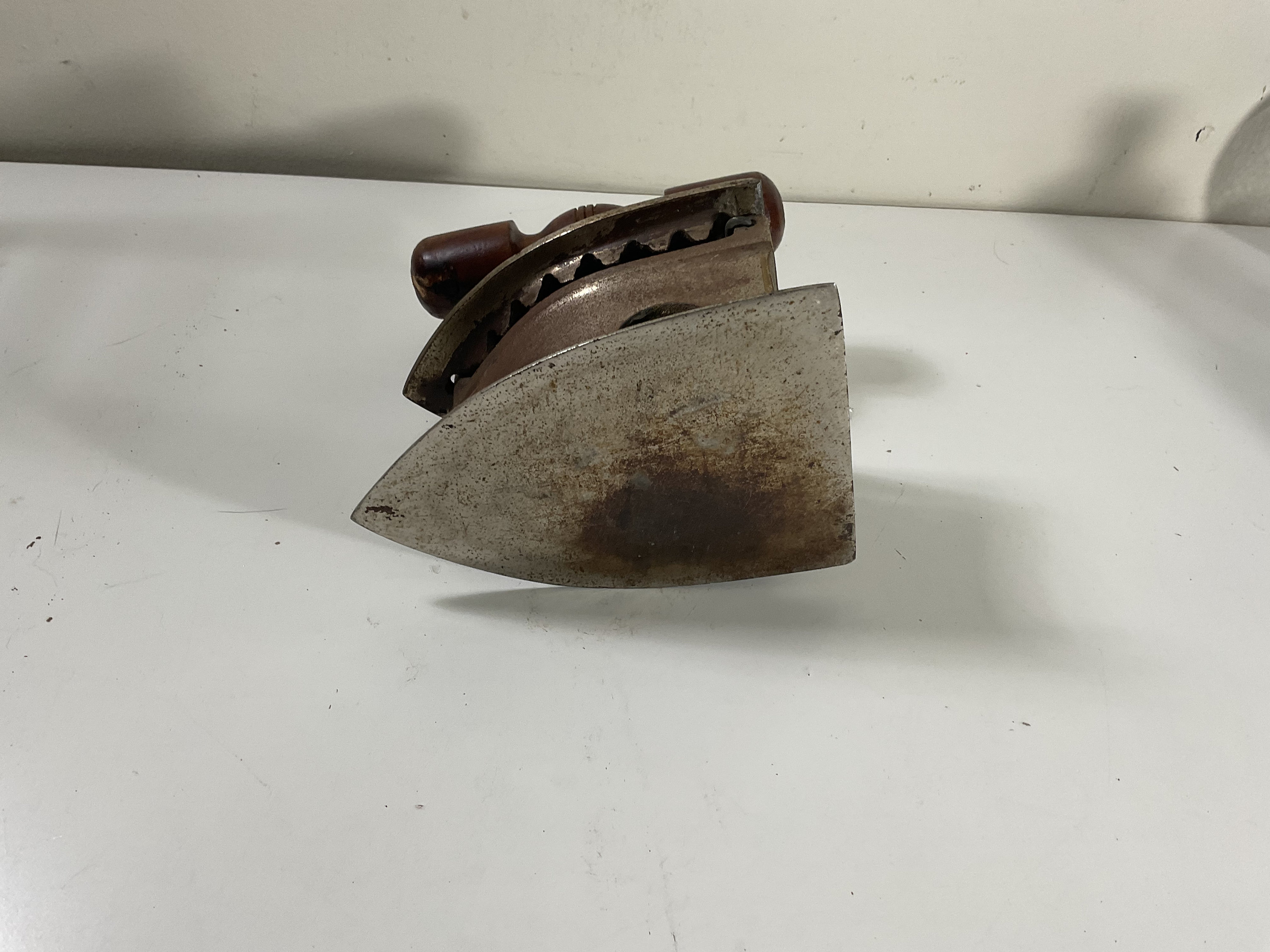 Antique 3 Golden Coal/charcoal Clothes Iron W/ Brass Finish - Etsy