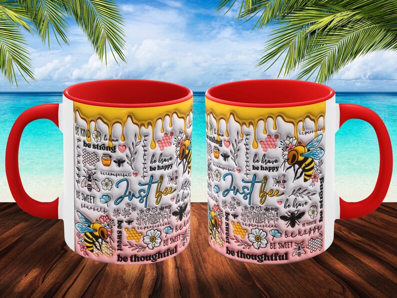 Positive Affirmations 3D Coffee Mug, Motivational Gifts, 3D Puff ...