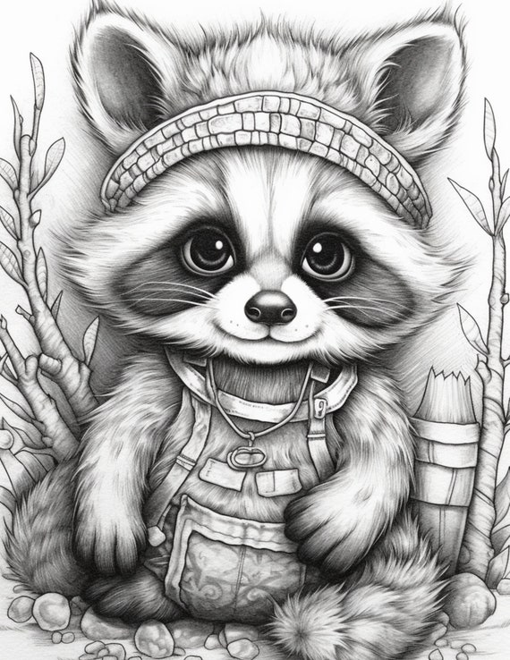 Chibi Animal Coloring Pages