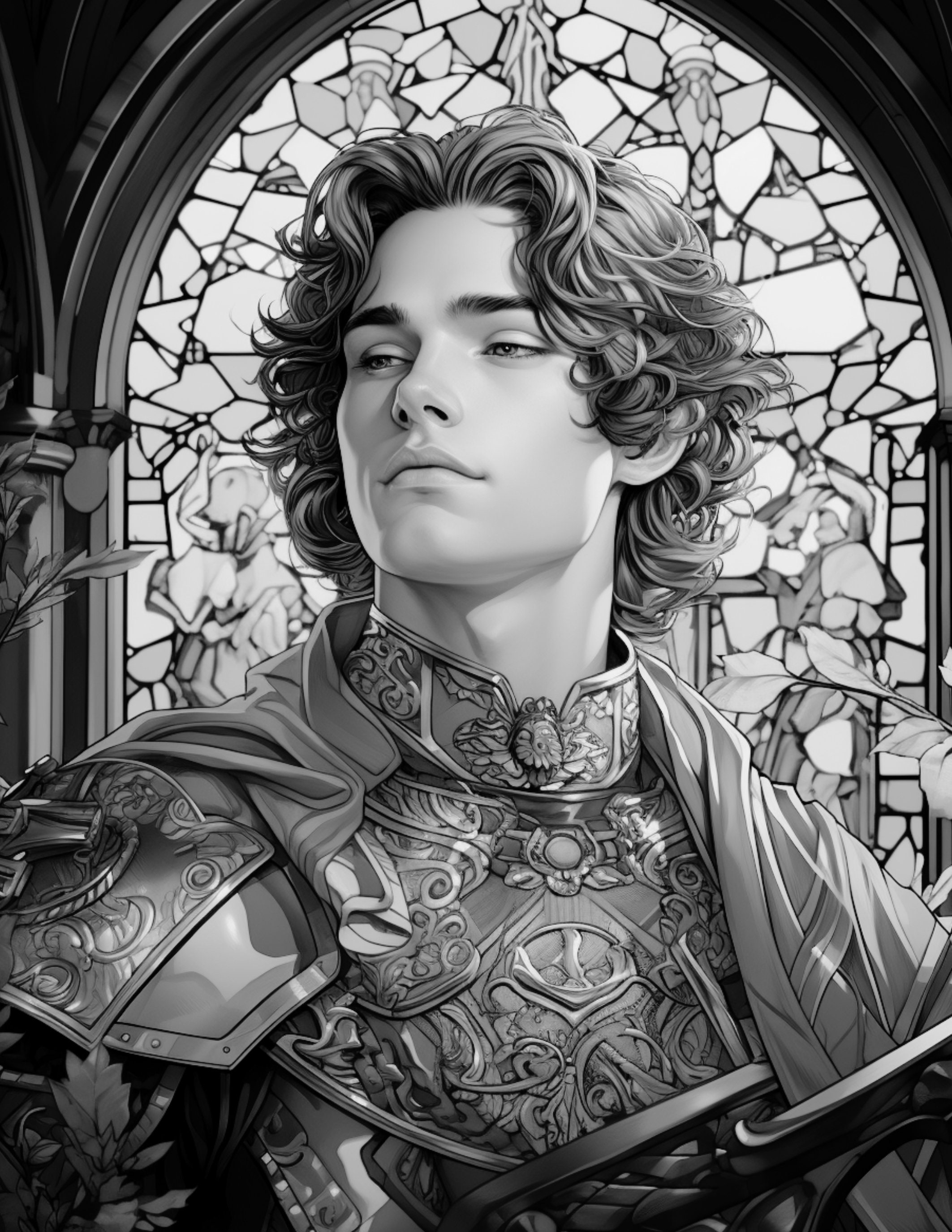 Princes Coloring Book Adults and Kids Coloring Pages - Etsy