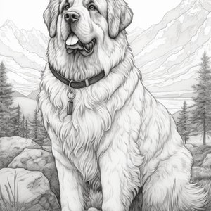80+ Dogs Coloring Pages: Printable Animal Illustrations (digital ...