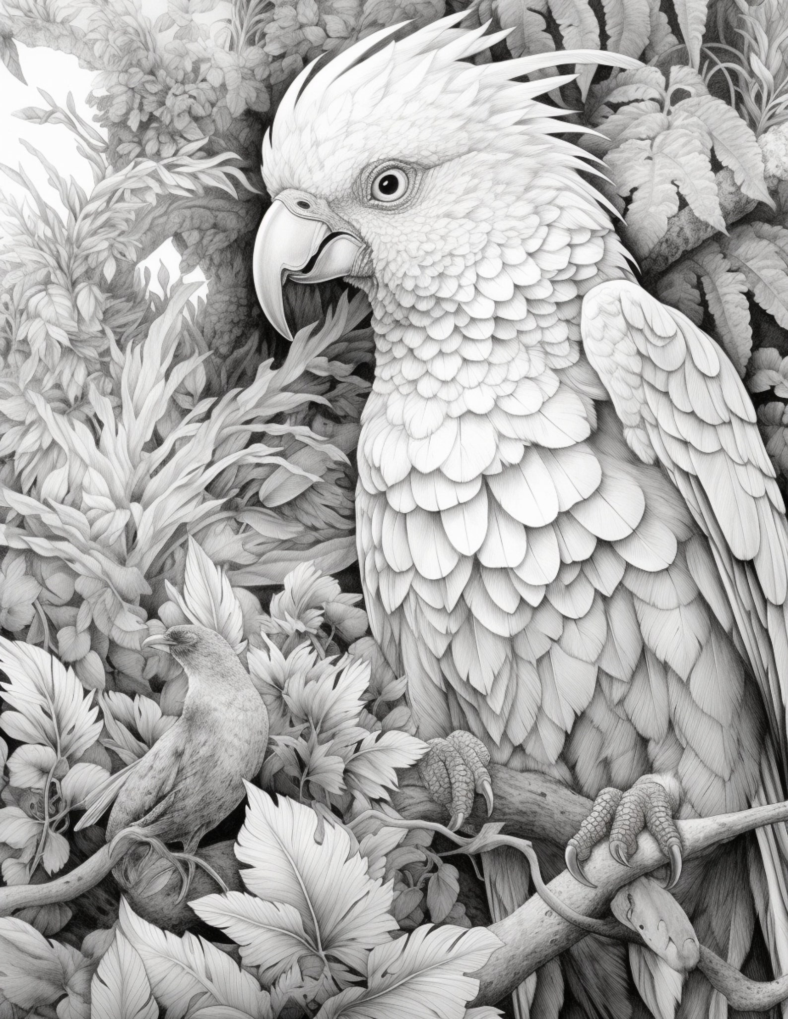 20 Birds Coloring Book Adults Kids Coloring Pages Instant - Etsy