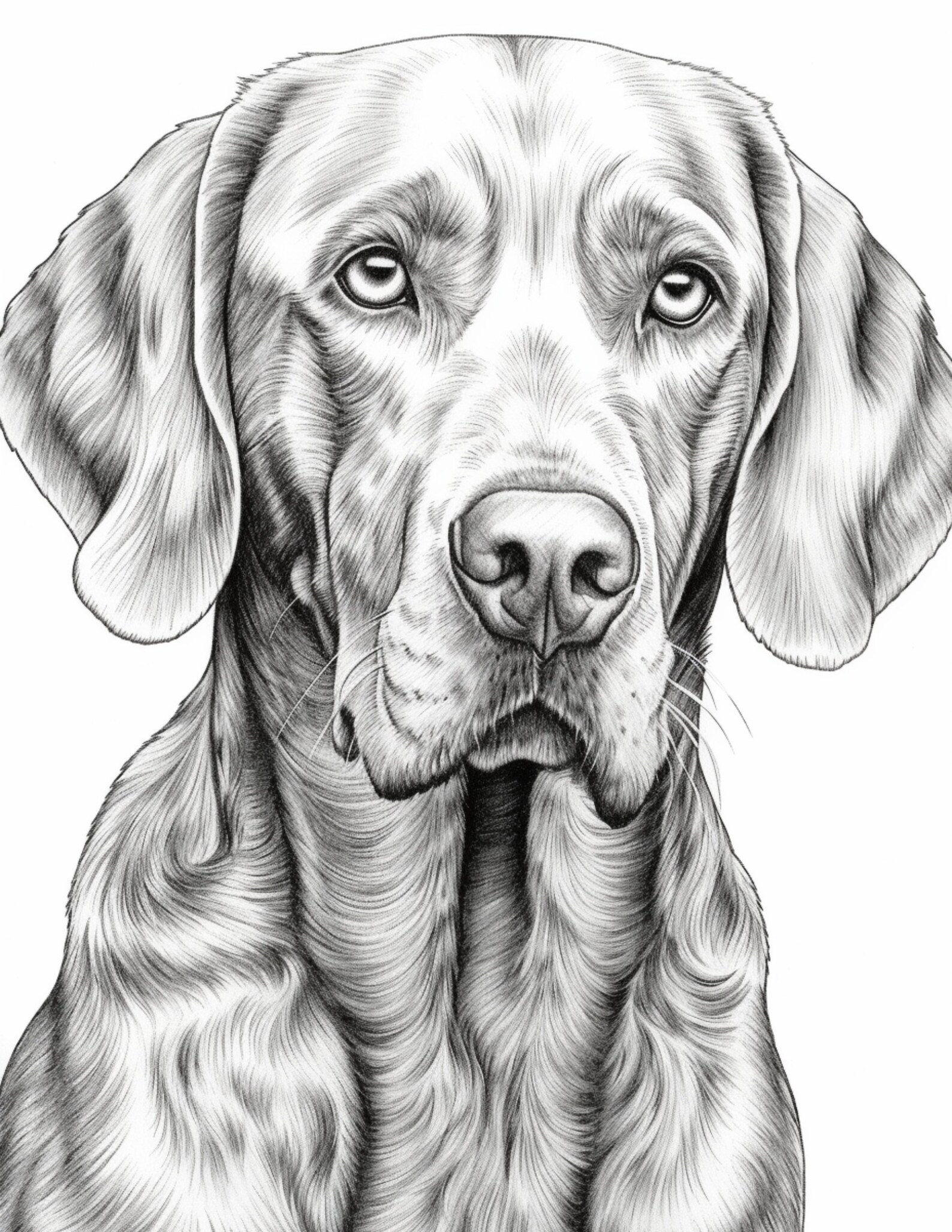 50+ Dogs Coloring Pages: Printable Animal Illustrations (digital ...
