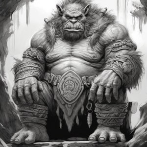 Trolls Coloring Page for Adults and Teens, Grayscale Coloring Book ...