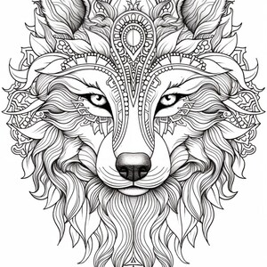 Wild Animals Coloring Pages, Digital Download, Page Printable Coloring ...