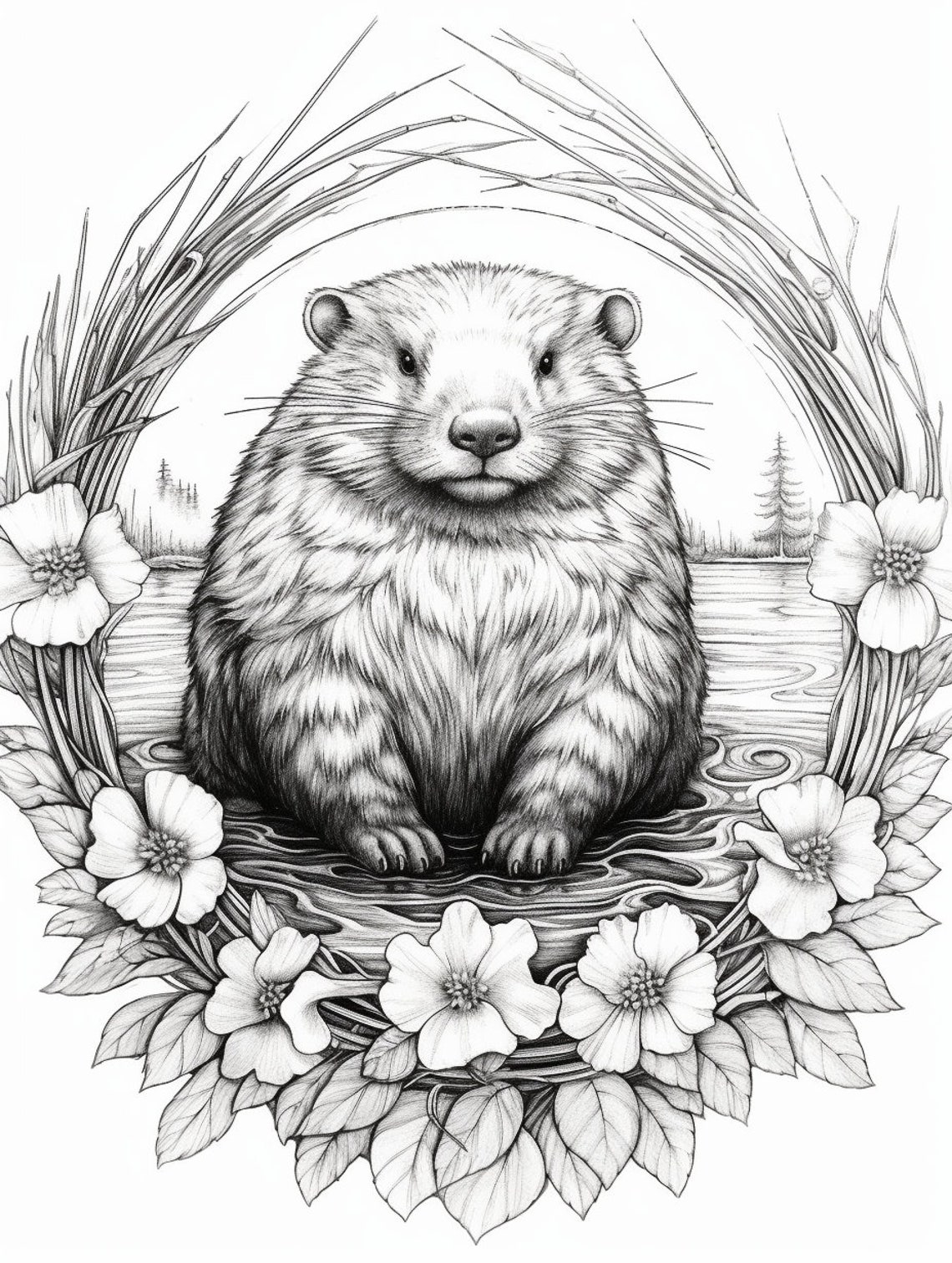 Wild Animals Coloring Pages Digital Download Page Printable - Etsy