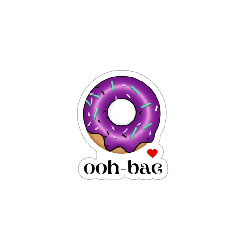 Ooh Bae Donut Tagalog Stickers Filipino Ube Filipino - Etsy