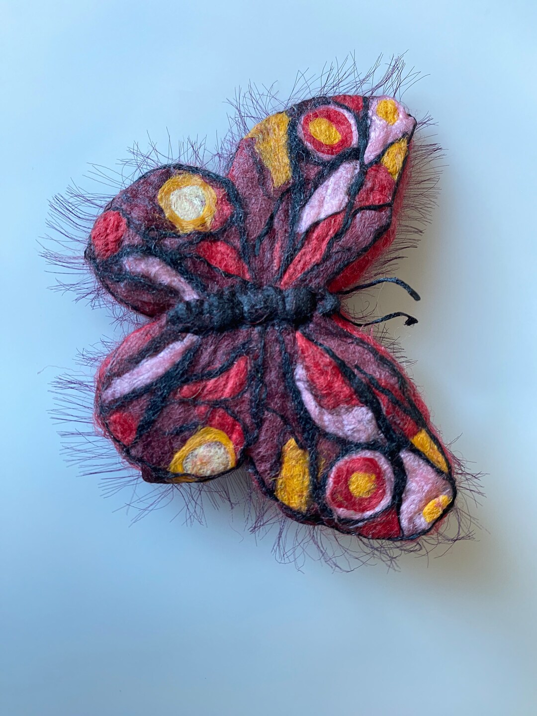 Butterfly Brooch Gift Needle Felting Wool - Etsy