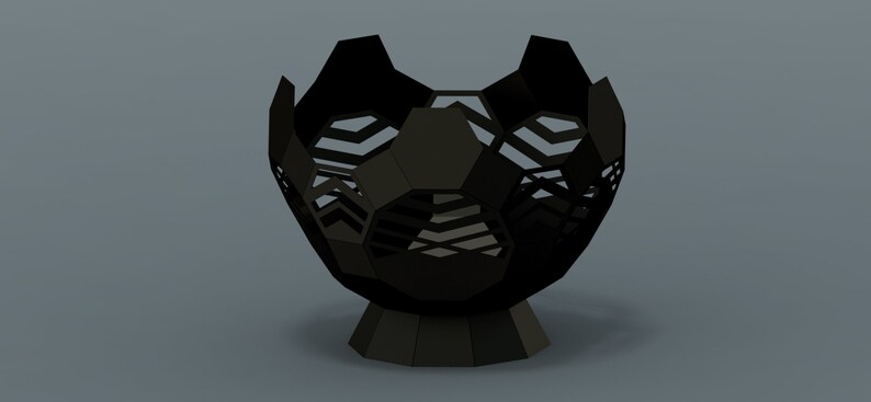 Geometric Fire Pit, DXF, DWG Files. - Etsy