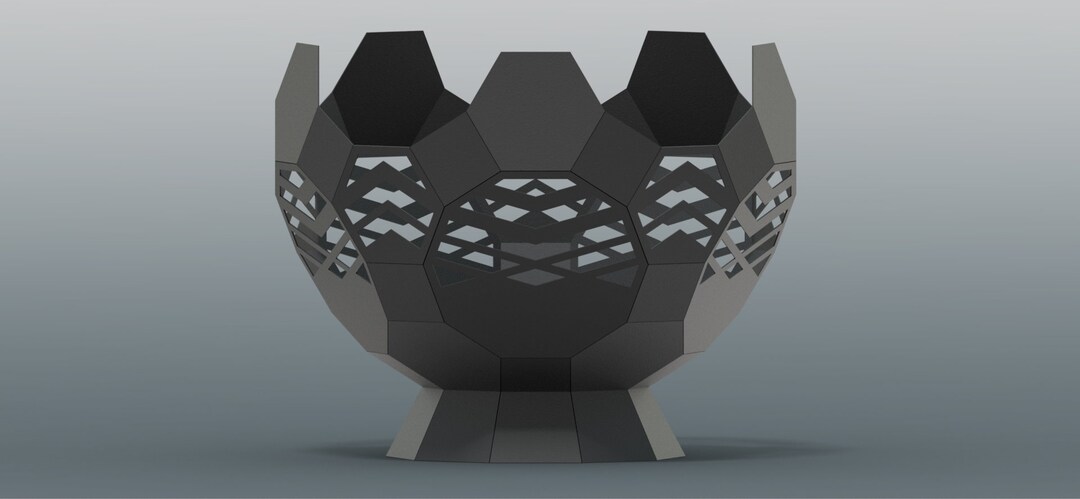 Geometric Fire Pit, DXF, DWG Files. - Etsy