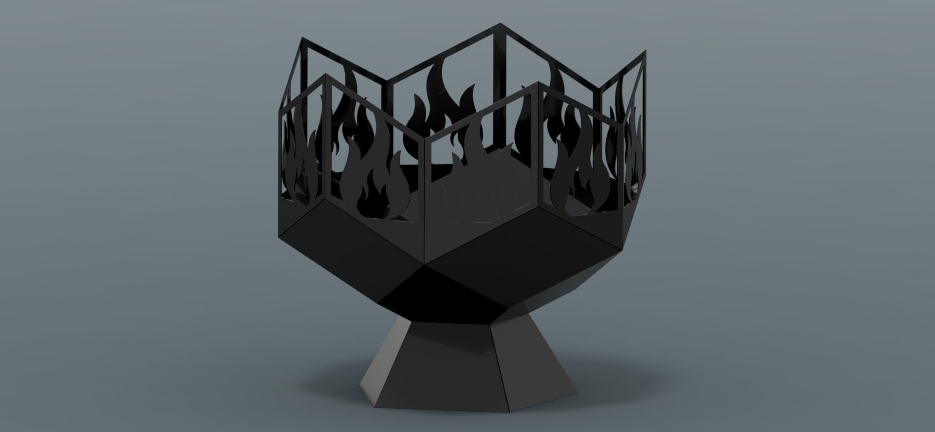 Geometric Fire Pit, DXF, DWG Files. - Etsy