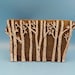 Bamboo Forest Wooden Printing Block Pottery Stamp, Batik Tjaps ...