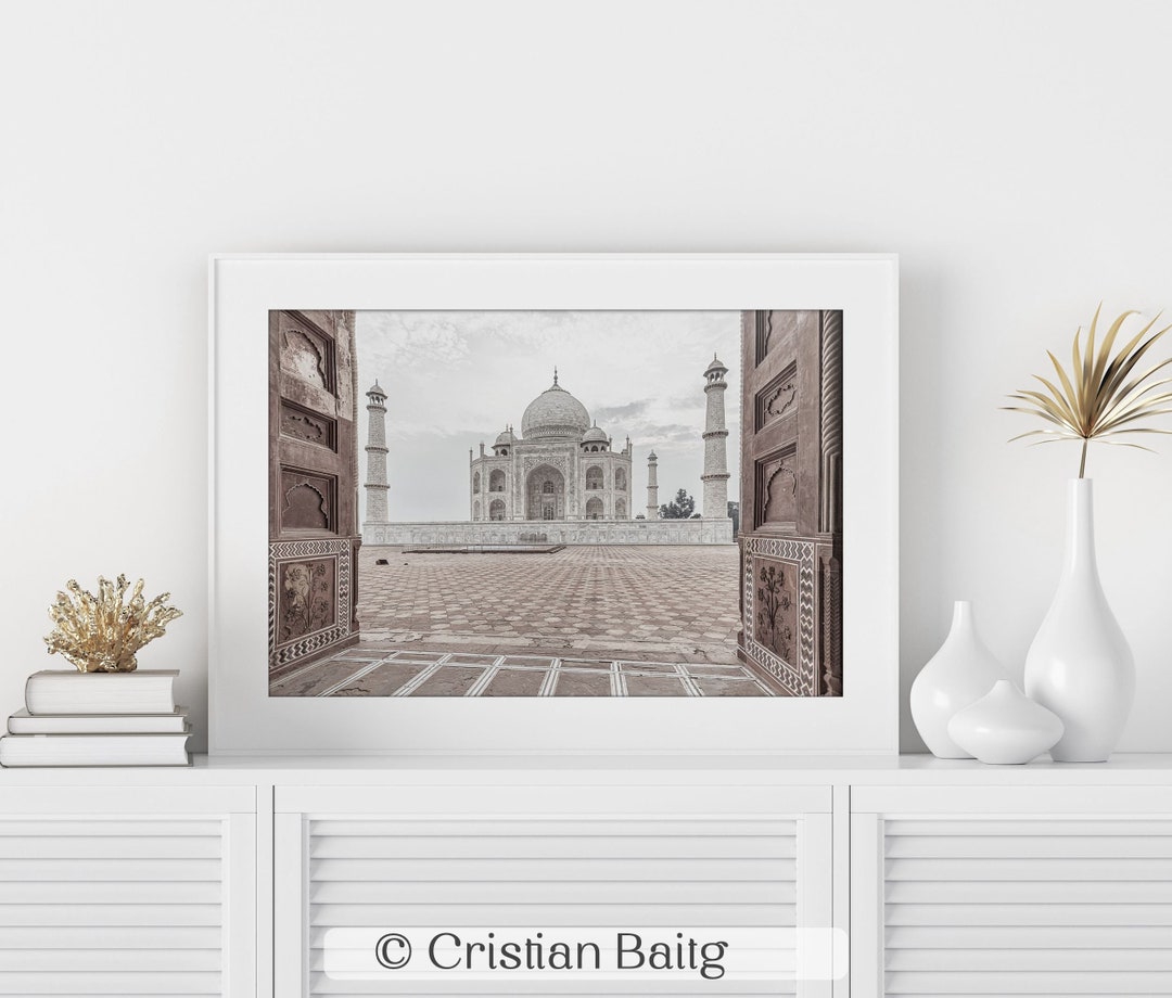 Taj Mahal Agra India. Fine Art Color Print of the Famous Mausoleum ...