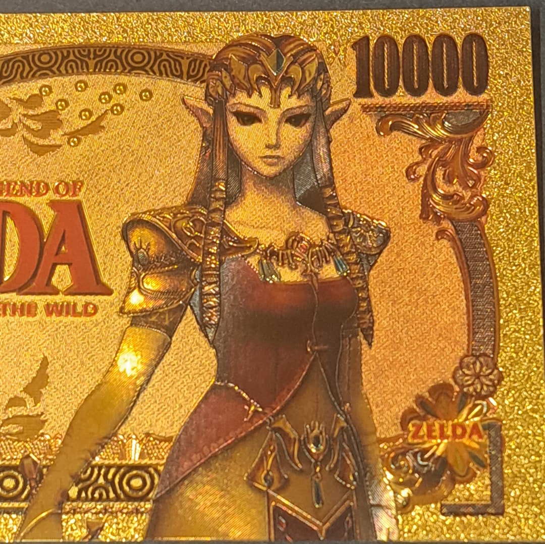 PRINCESS ZELDA From the Legend of Zelda: Breath of the Wild .9999 GOLD ...