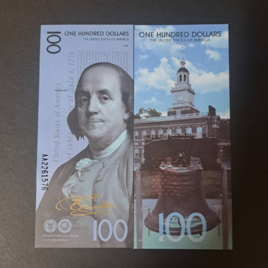 USA Ben Franklin Fantasy 100 Dollar Note From the Presidential Series ...