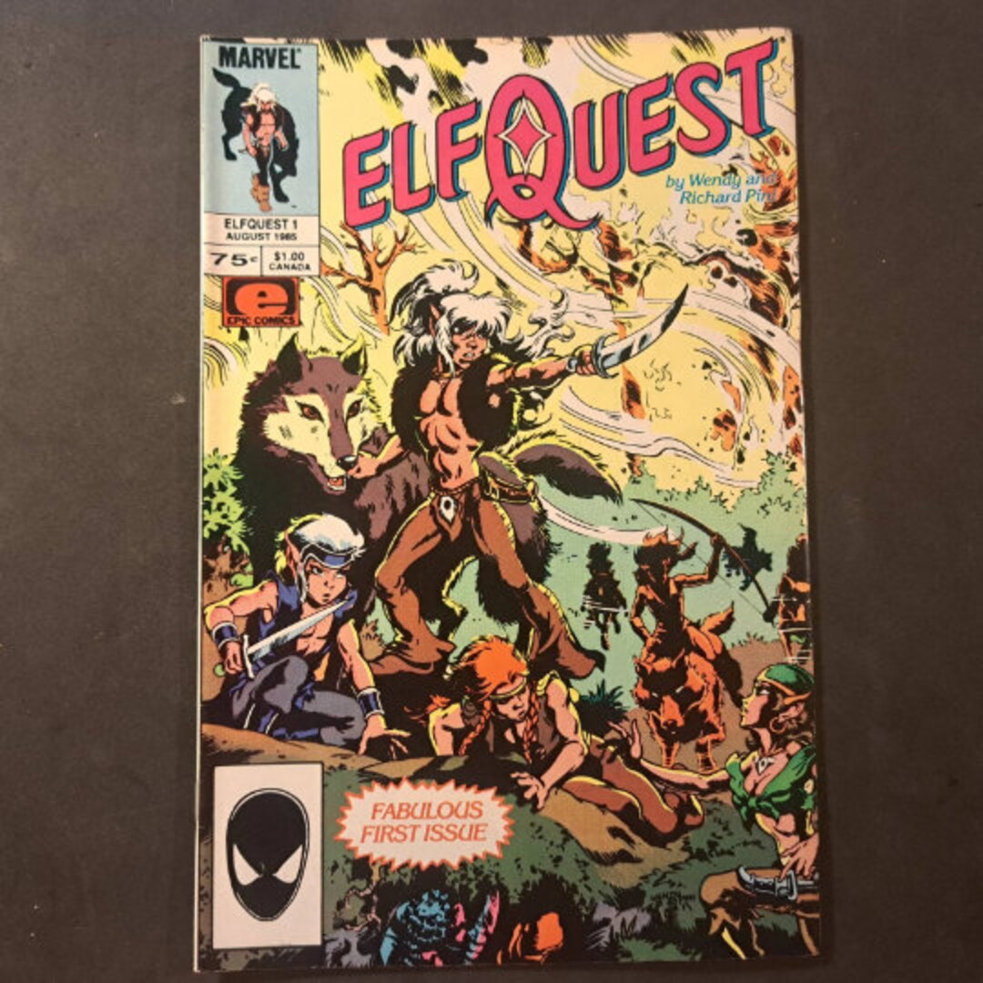 ELFQUEST Vol.2 1 1985 VF-NM 8.5 Marvel Comics Direct Edition - Etsy