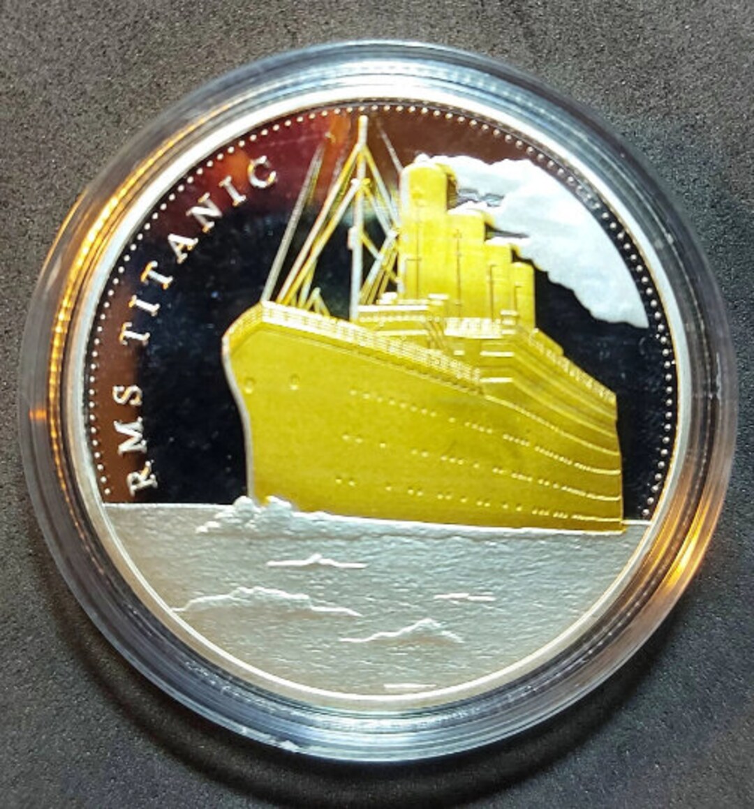 TITANIC ~ the Voyage of the Titanic Commemorative Coin ~ Silver and ...